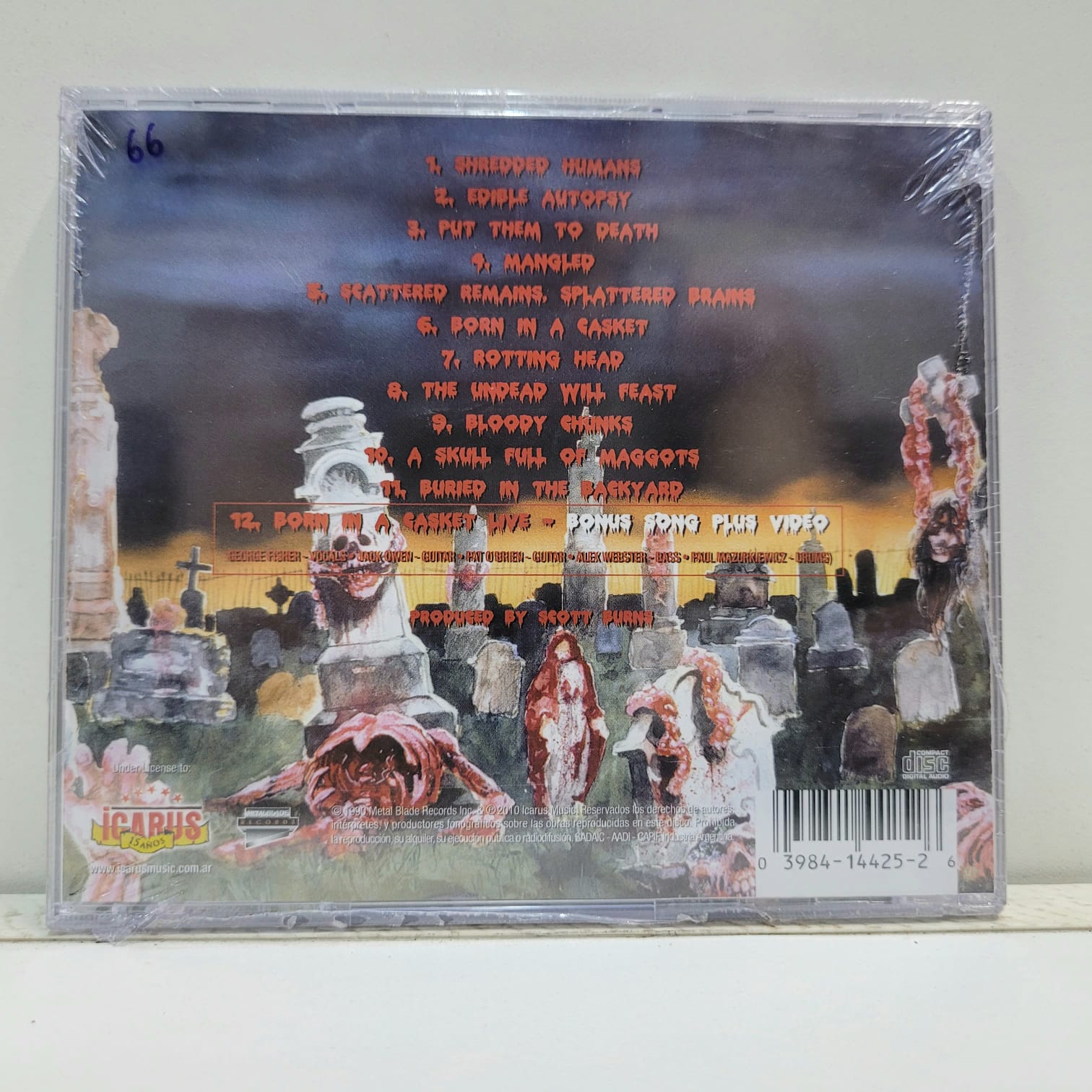 CANNIBAL CORPSE (CD SELLADO) % | Central Vinilo Music Store