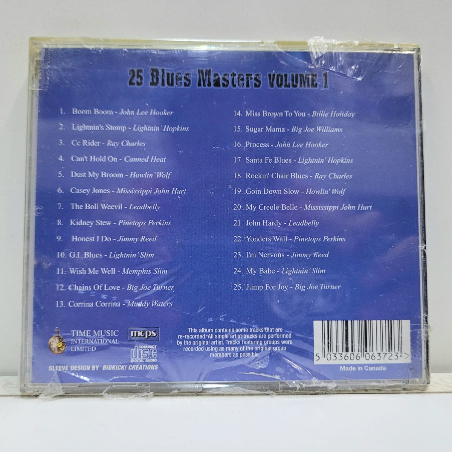 25 BLUES MASTERS (CD SELLADO) % | Central Vinilo Music Store