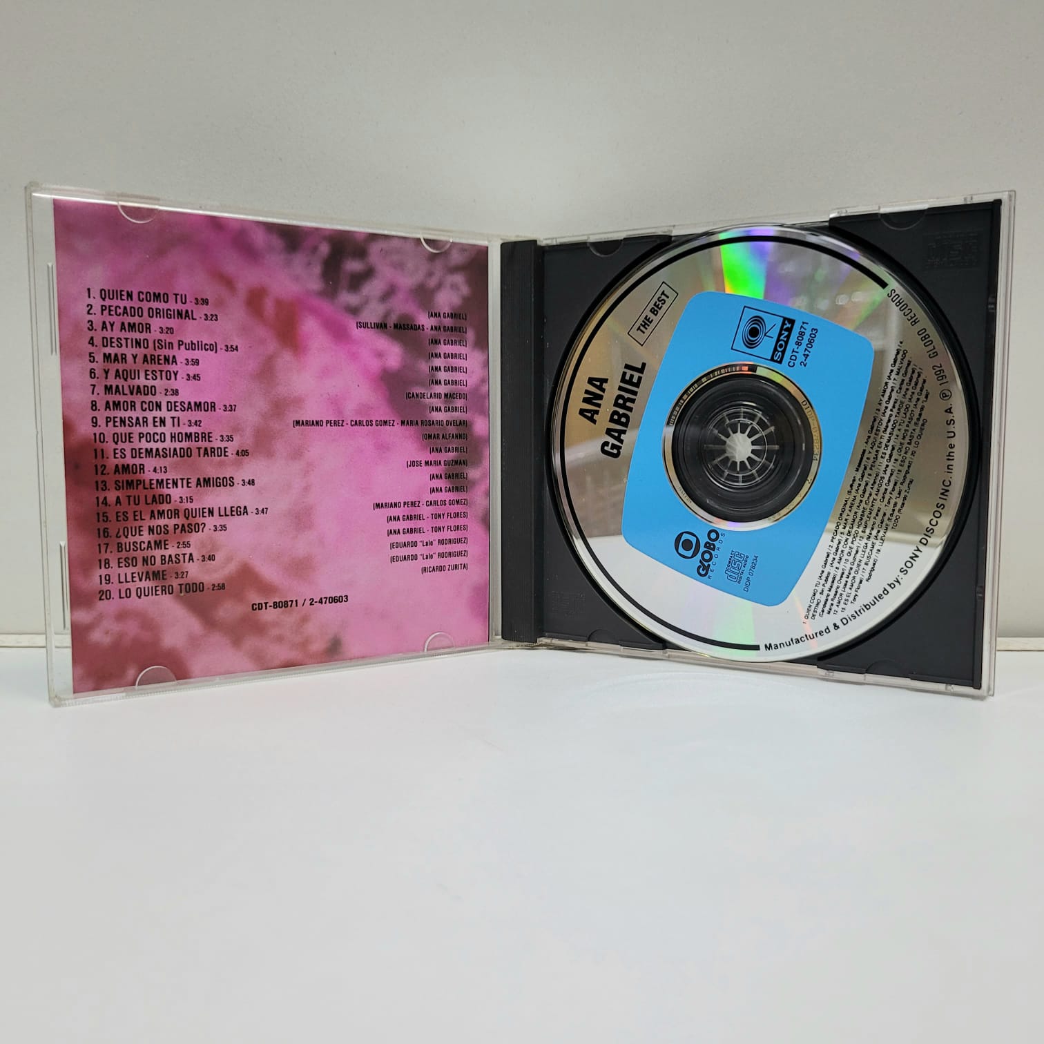 Ana Gabriel – The Best (CD) % | Central Vinilo Music Store
