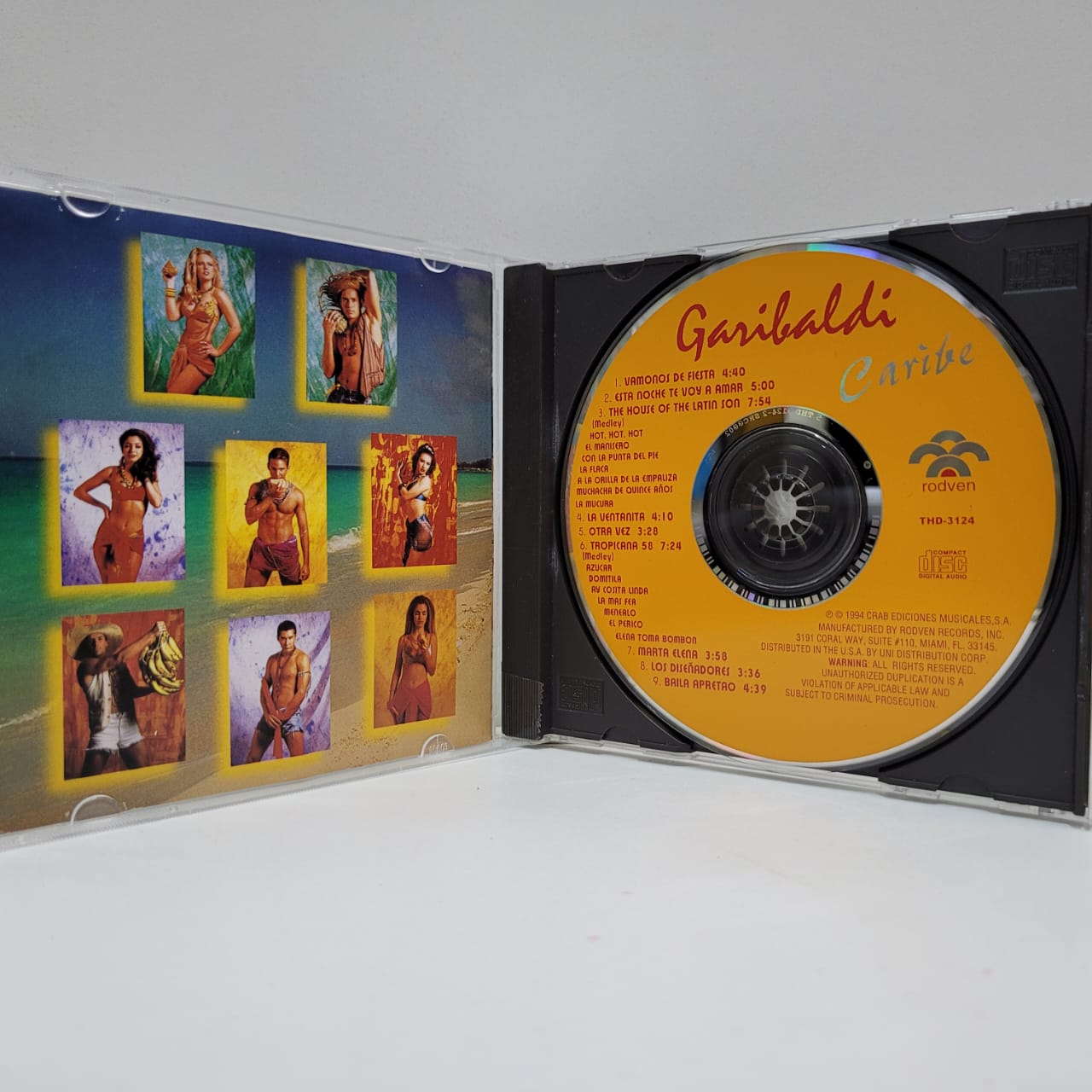GARIBALDI – CARIBE (CD) % | Central Vinilo Music Store