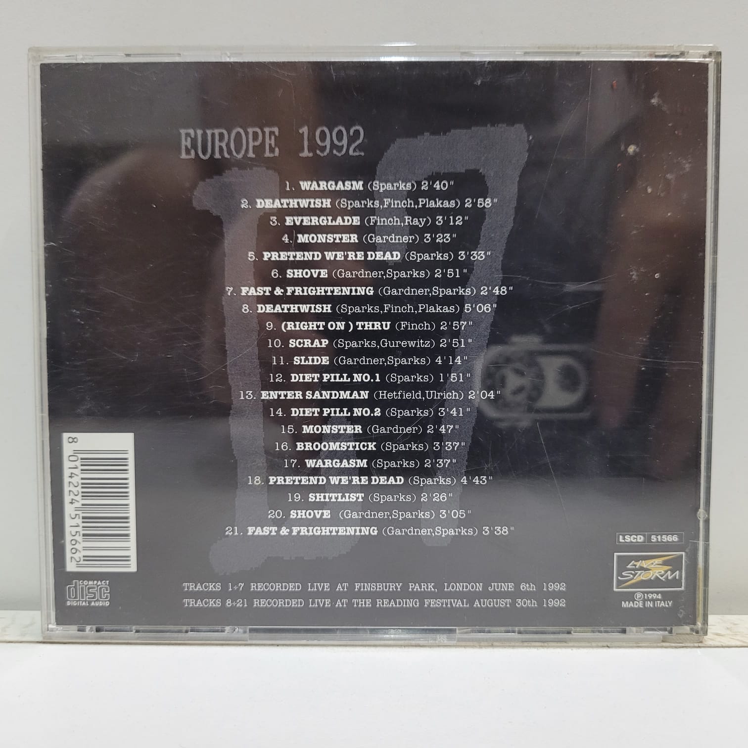 L7 – Europe 1992 (CD) % | Central Vinilo Music Store