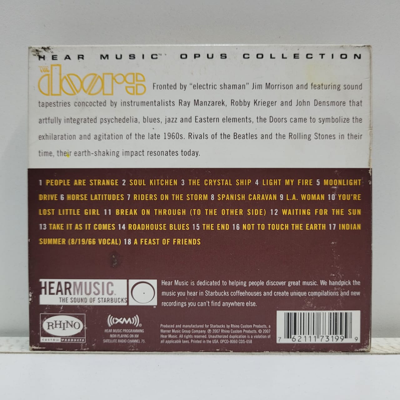 THE DOORS – SCATTERED SUN , OPUS COLLECTION (CD) % | Central Vinilo ...