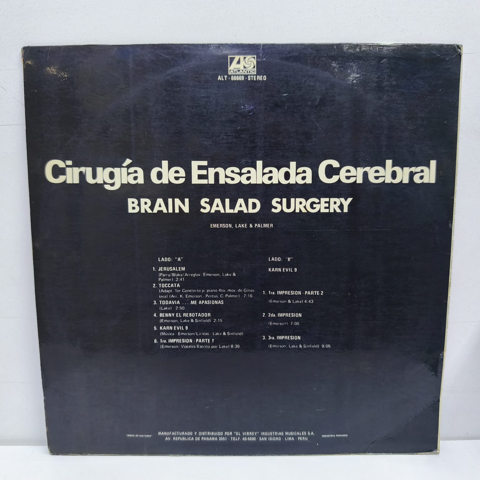 Emerson, Lake & Palmer – Brain Salad Surgery (LP EPOCA – 7.5/10 ...