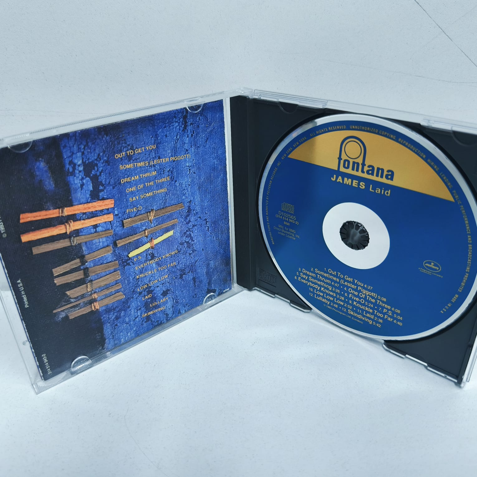 James – Laid (CD) % | Central Vinilo Music Store