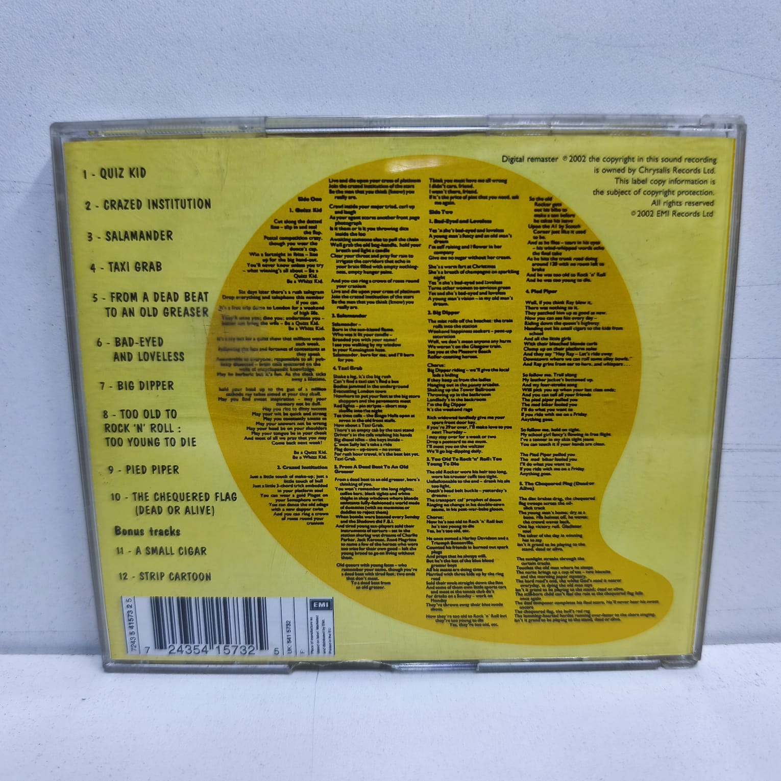 Jethro Tull – Too Old To Rock ‘N’ Roll: Too Young To Die! (CD ...